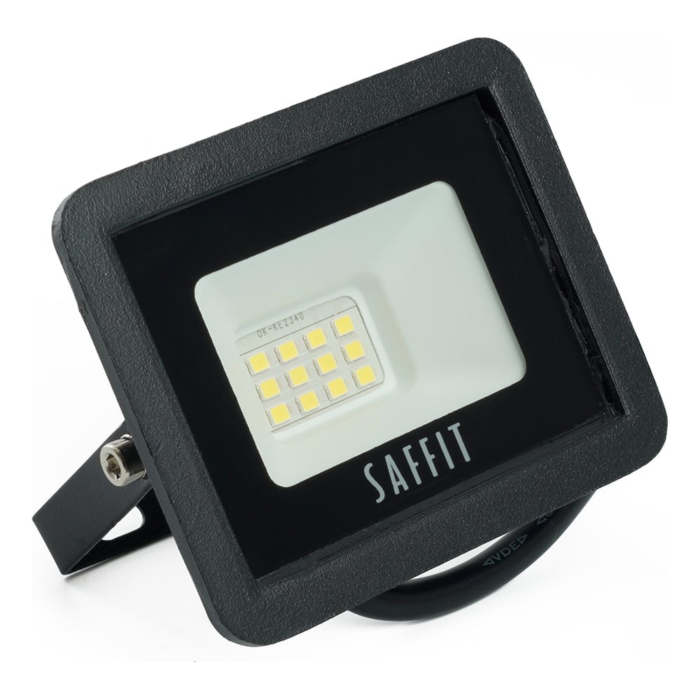 Светодиодный прожектор SAFFIT SFL90-10 2835SMD, 10W 6400K AC220V/50Hz ...