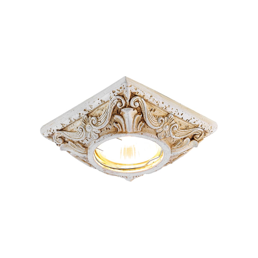 Точечный светодиодный светильник Ambrella Light бежевый гипс MR16 D2960 ...