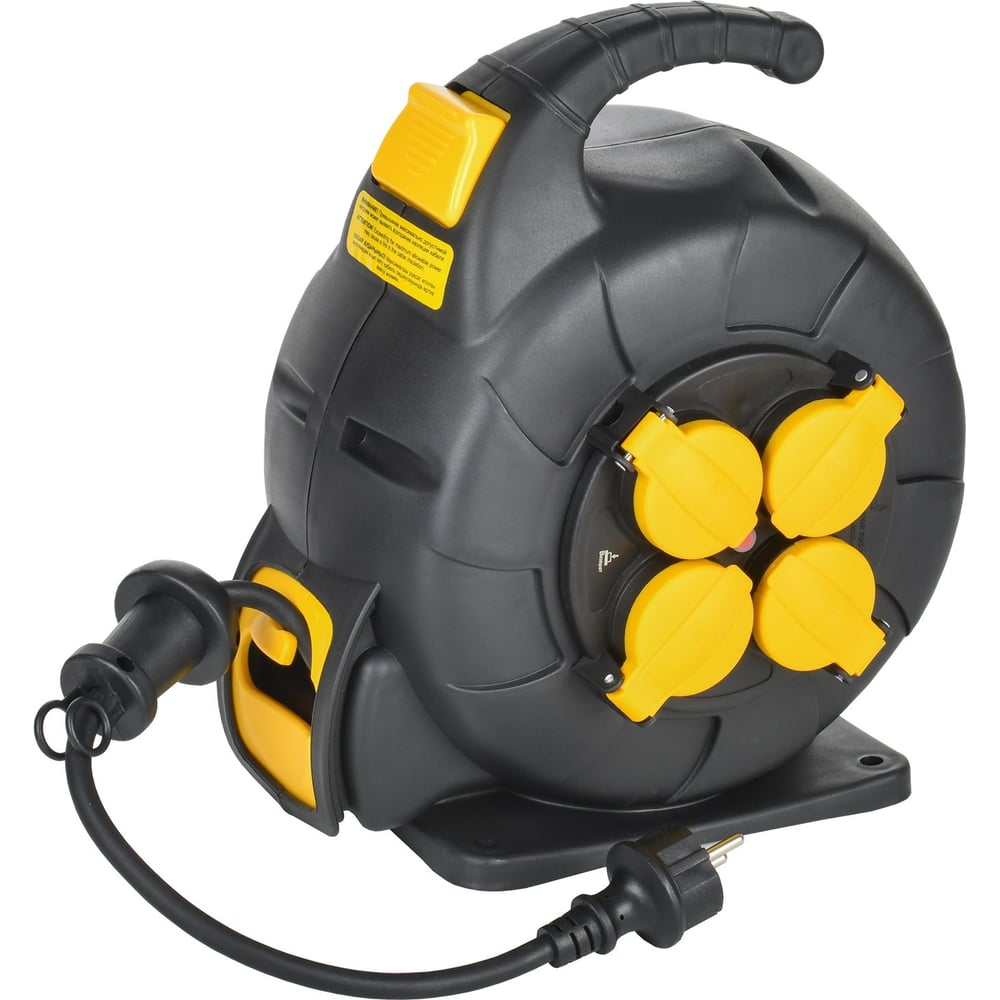 Удлинитель IEK Twist катушка ук10 2p+pe/10м, 3x1,5мм2, КГ, автосмотка, ip44 TW-KP27-16-04-10-44 ...