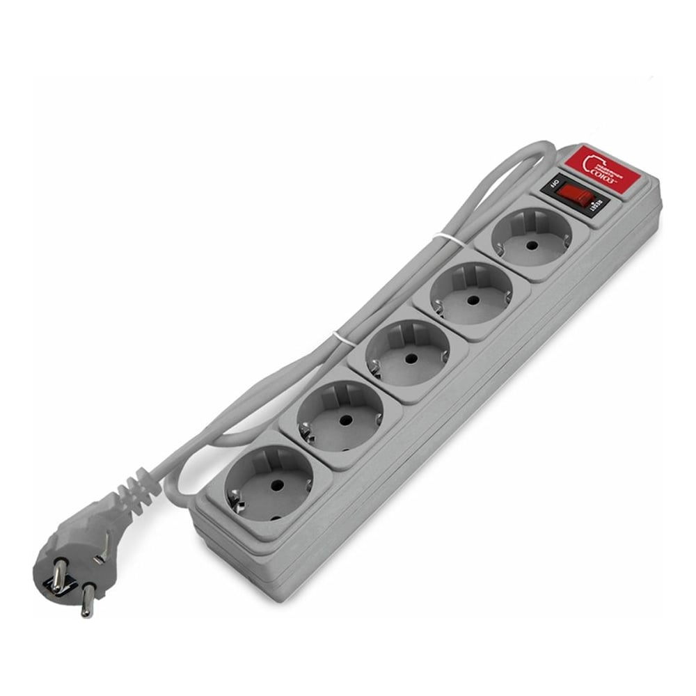 Сетевой фильтр Союз ПВС, 3*0.75, 1.5м, серый, премиум упаковка 1328К ...