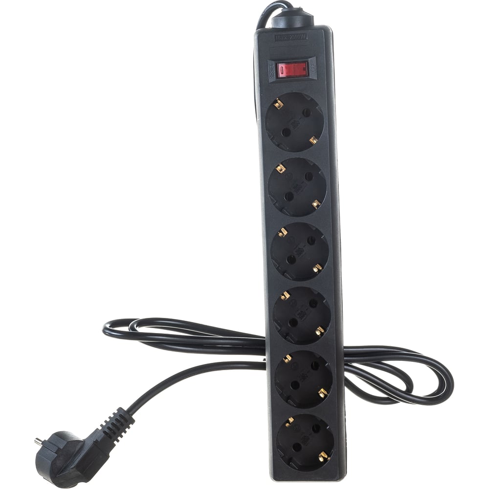 Сетевой фильтр ExeGate SP-6-1.8B 6 евро с заземлением, 1.8м ...