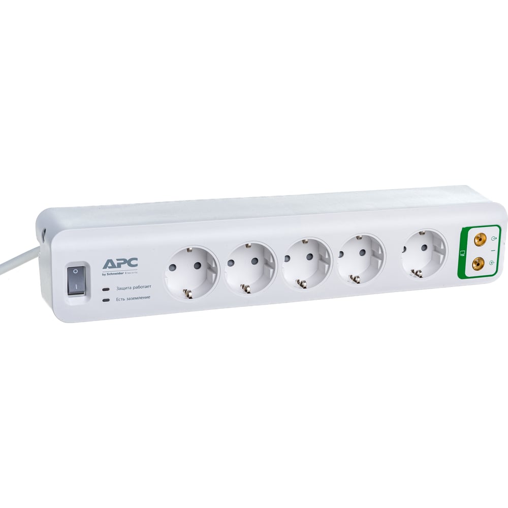 Сетевой фильтр APC Essential SurgeArrest 5 outlets, with Coax ...