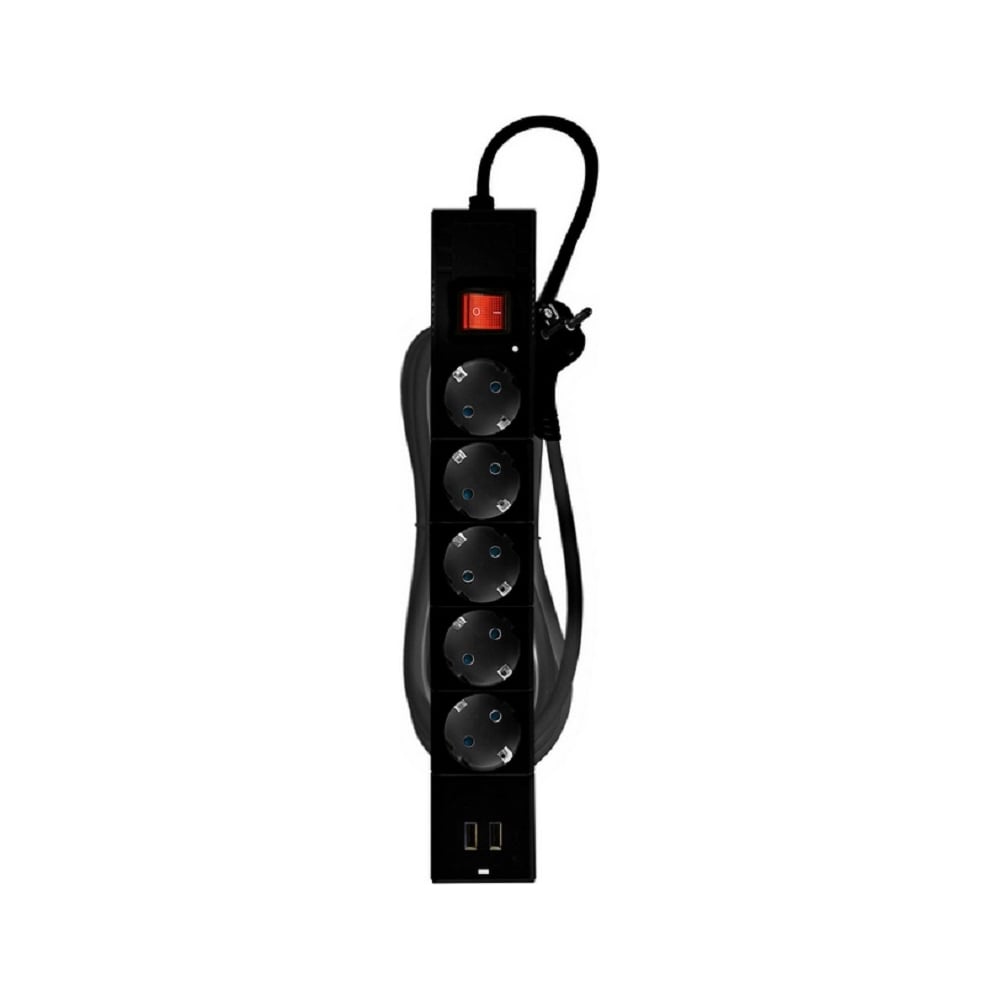 Удлинитель duwi с заземлением Supraguard 5 розеток 3м 3680Вт 16А ...