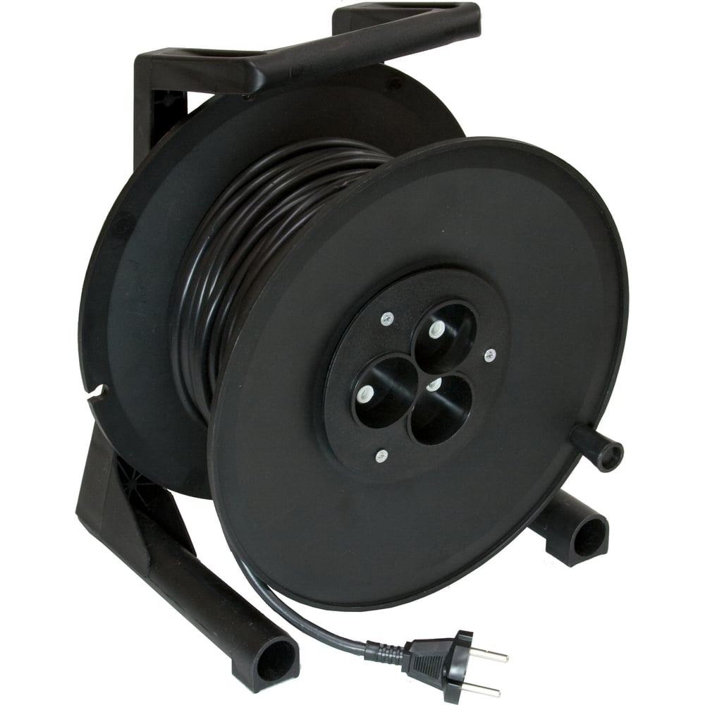 Силовой удлинитель РС-3 на катушке, 3 роз., 50м КРОНА КС323050 ...