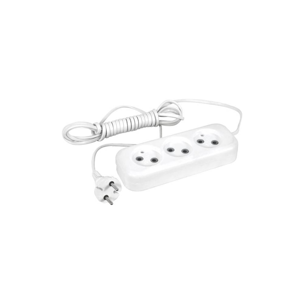 Бытовой удлинитель без заземления 1.8м V.I.-TOK У3-0 РОС 202422 ...