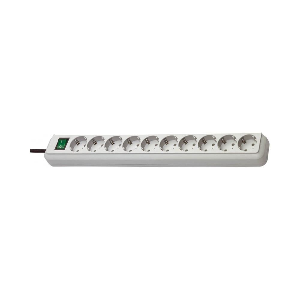 Сетевой фильтр Eco-Line 3м, 10 розеток, белый Brennenstuhl 1159350010 ...