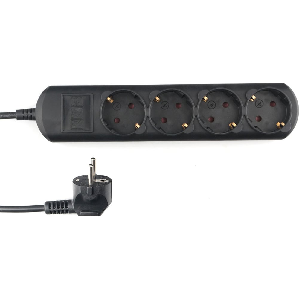 Бытовой удлинитель Power Cube 4р с/з, без выкл. 3500 вт, 16 а, 3 м 3x1 ...