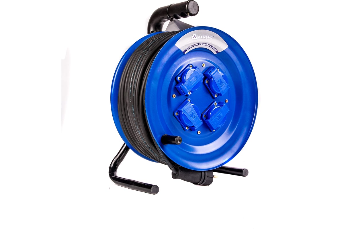 Силовой удлинитель на катушке АТЛАНТ КГ 3x2.5 20 м IP44 40016 - выгодная цена, отзывы ...