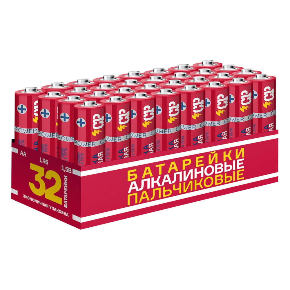 Алкалиновая батарейка CRAZYpower LR 6 32 шт 5041516 - выгодная цена ...