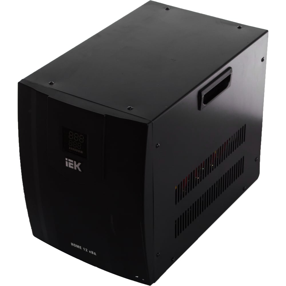 Стабилизатор напряжения IEK HOME СНР1-0-12кВА электронный переносной IVS20-1-12000 277826 ...