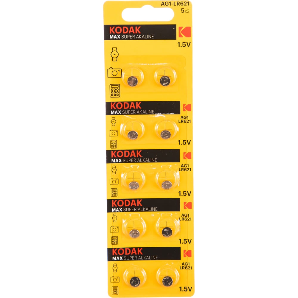Часовая батарейка Kodak AG1 364 LR621 LR60 KAG110 Б0044706 - выгодная ...