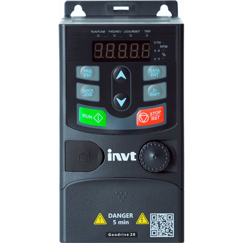 Частотный преобразователь INVT GD20 0,4 кВт 220В IP20 (GD20-0R4G-SS2 ...