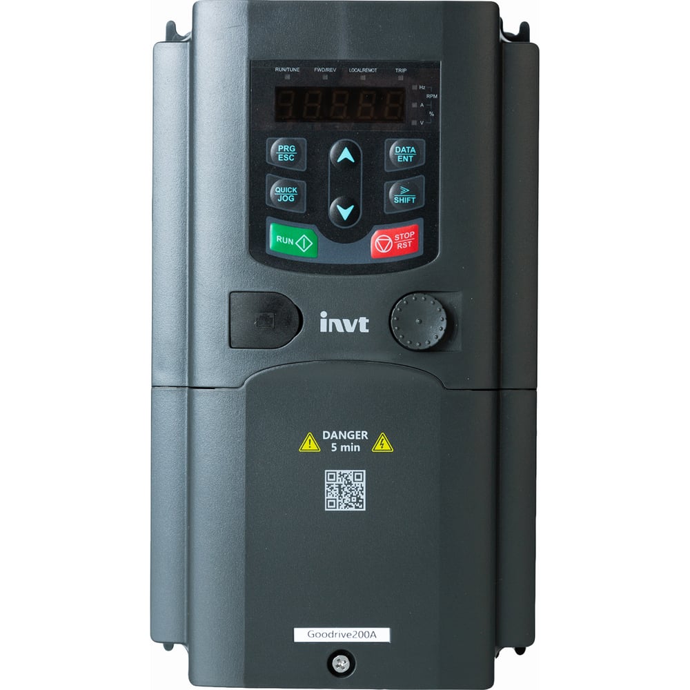 Частотный преобразователь INVT GD200A 4/5,5 кВт 380В IP20 (GD200A-004G/5R5P-4) 90001-01102 ...