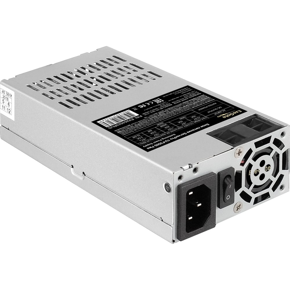 Серверный БП ExeGate 350W ServerPRO-1U-F350S Flex ATX, 4cm fan, 24pin, 4+4pin, 3xSATA, 2xIDE ...