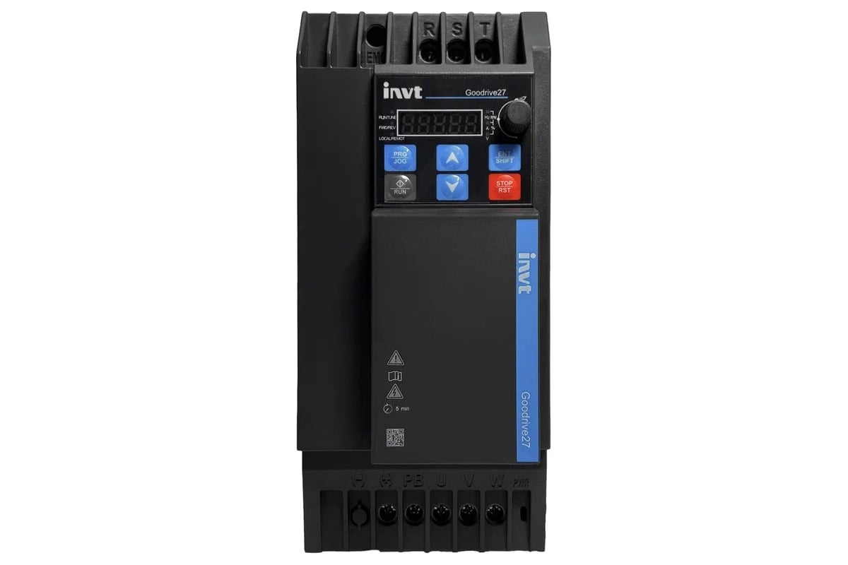 Частотный преобразователь INVT GD27 5,5 кВт 380В IP20 (GD27-5R5G-4-B) 11001-02605 - выгодная ...