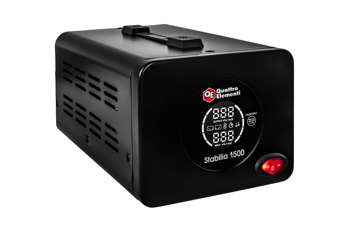 Стабилизатор напряжения QUATTRO ELEMENTI Stabilia 1500 (1500 ВА, 140 ...