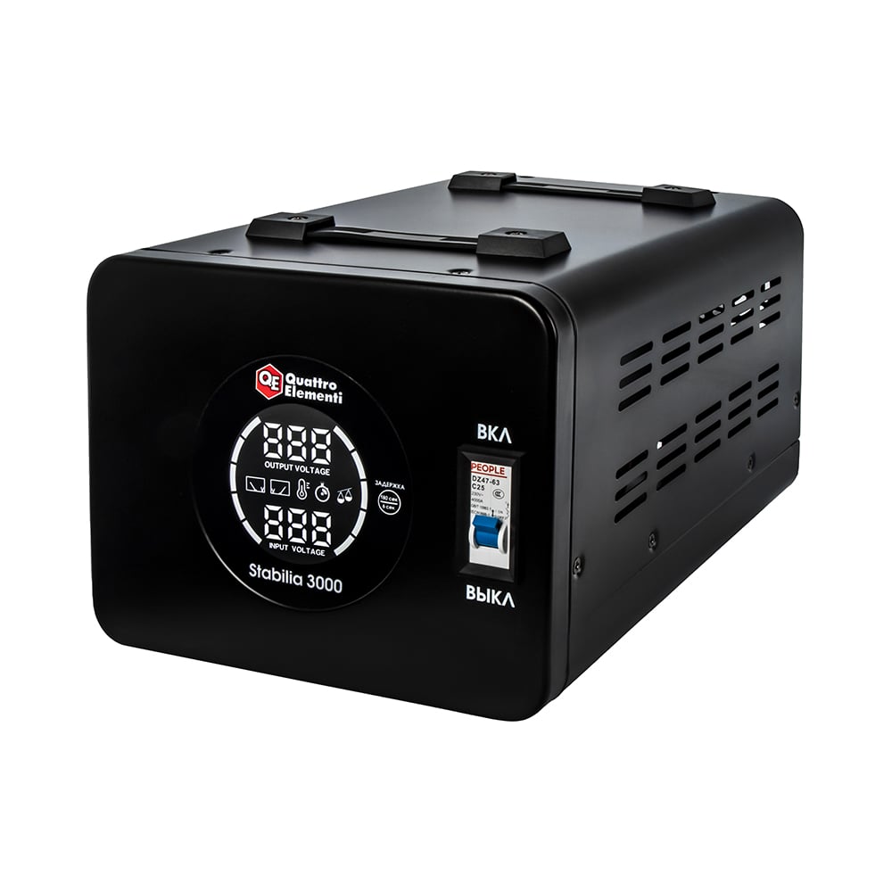 Стабилизатор напряжения QUATTRO ELEMENTI Stabilia 3000 (3000 ВА, 140 ...