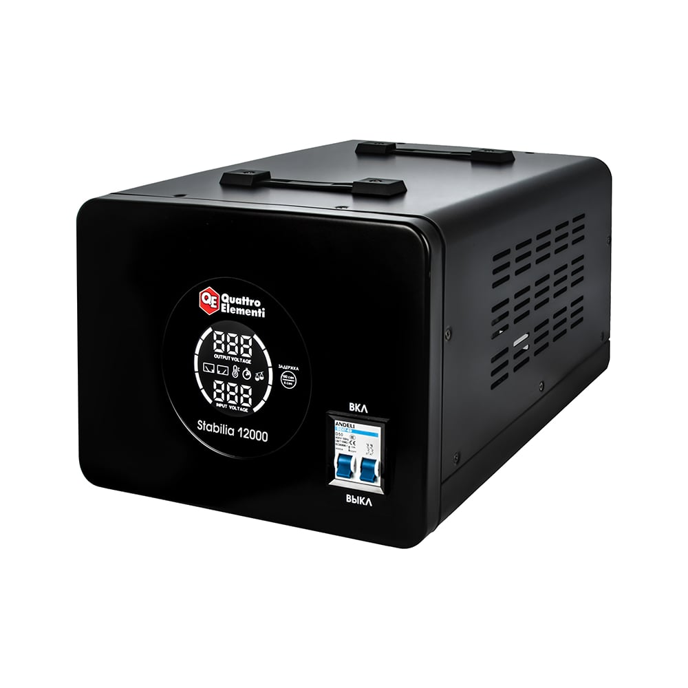 Стабилизатор напряжения Stabilia 12000 (12000 ВА, 140-270 В) () QUATTRO ...