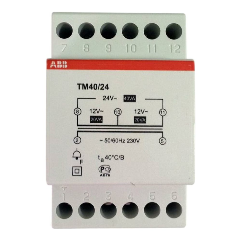 Звонковый трансформатор ABB TM40/24 2CSM228785R0802 - выгодная цена ...