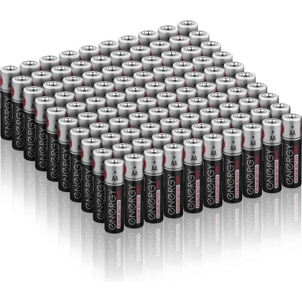 Батарейка алкалиновая ENERGY Pro LR6/10К (АА) 100 штук 108245 ...