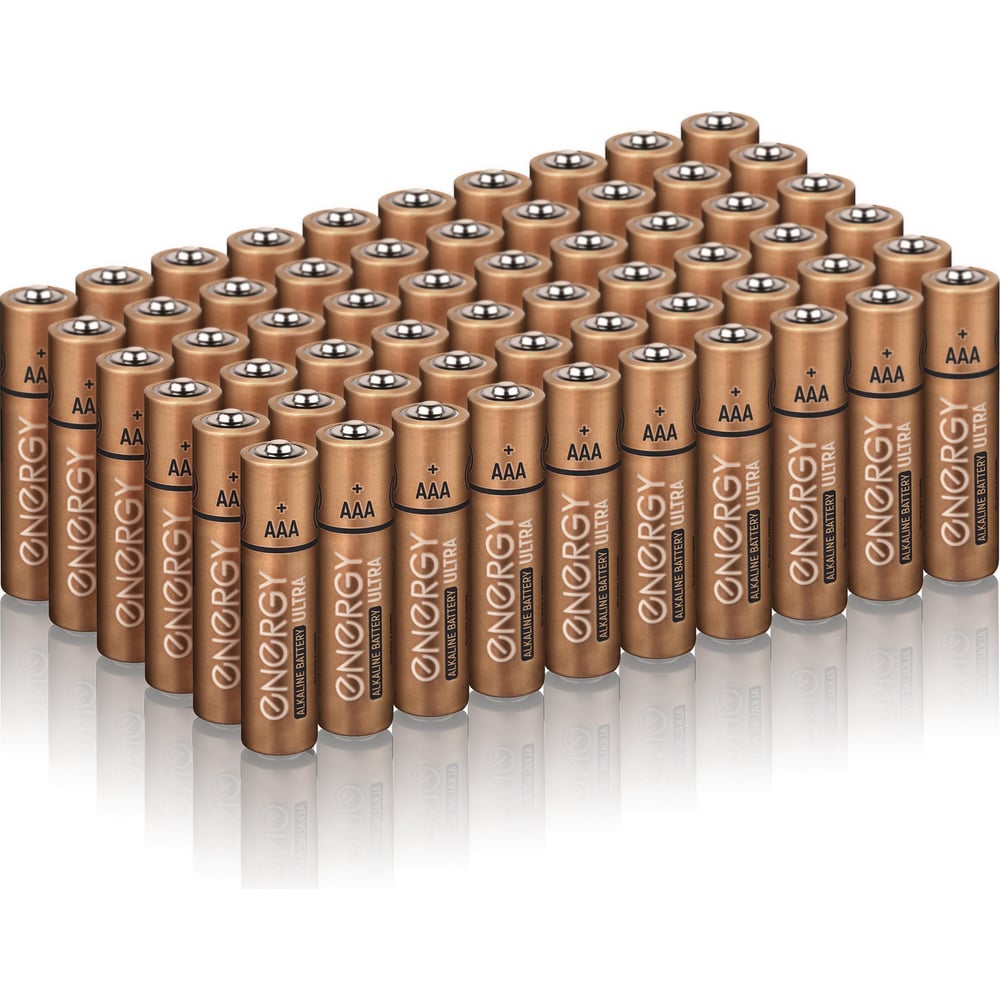 Батарейка алкалиновая ENERGY Ultra LR03/10KS (ААА) 60 штук 108246 ...