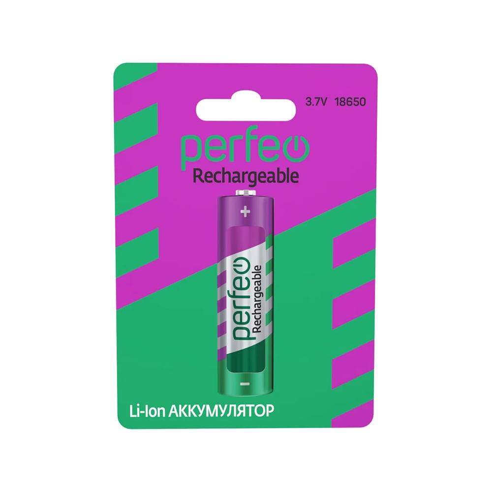 Аккумулятор Perfeo Li-Ion 18650, 2200mAh/1BL, 3.7V 30015886 - выгодная цена, отзывы ...