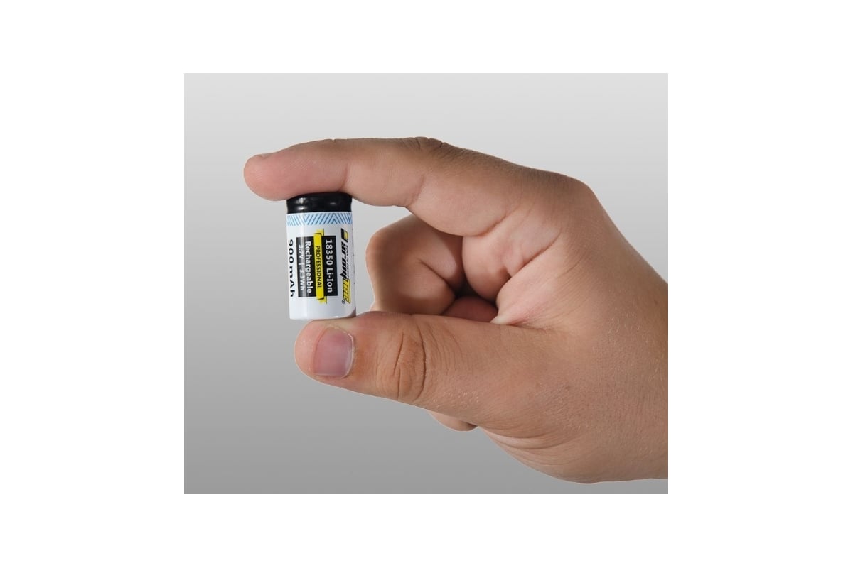 Незащищенный аккумулятор Armytek 18350 Li-Ion 900 мАч A03401 - выгодная ...