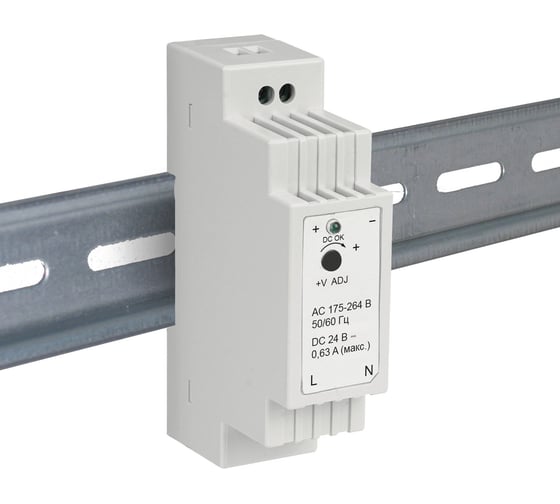 Блоки питания на DIN-рейку - купить по выгодной цене от 304 рублей ...