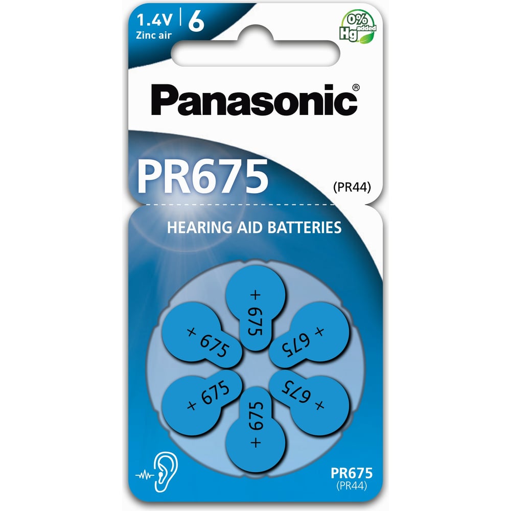 Батарейка Panasonic PR - 675 H 750 - выгодная цена, отзывы ...