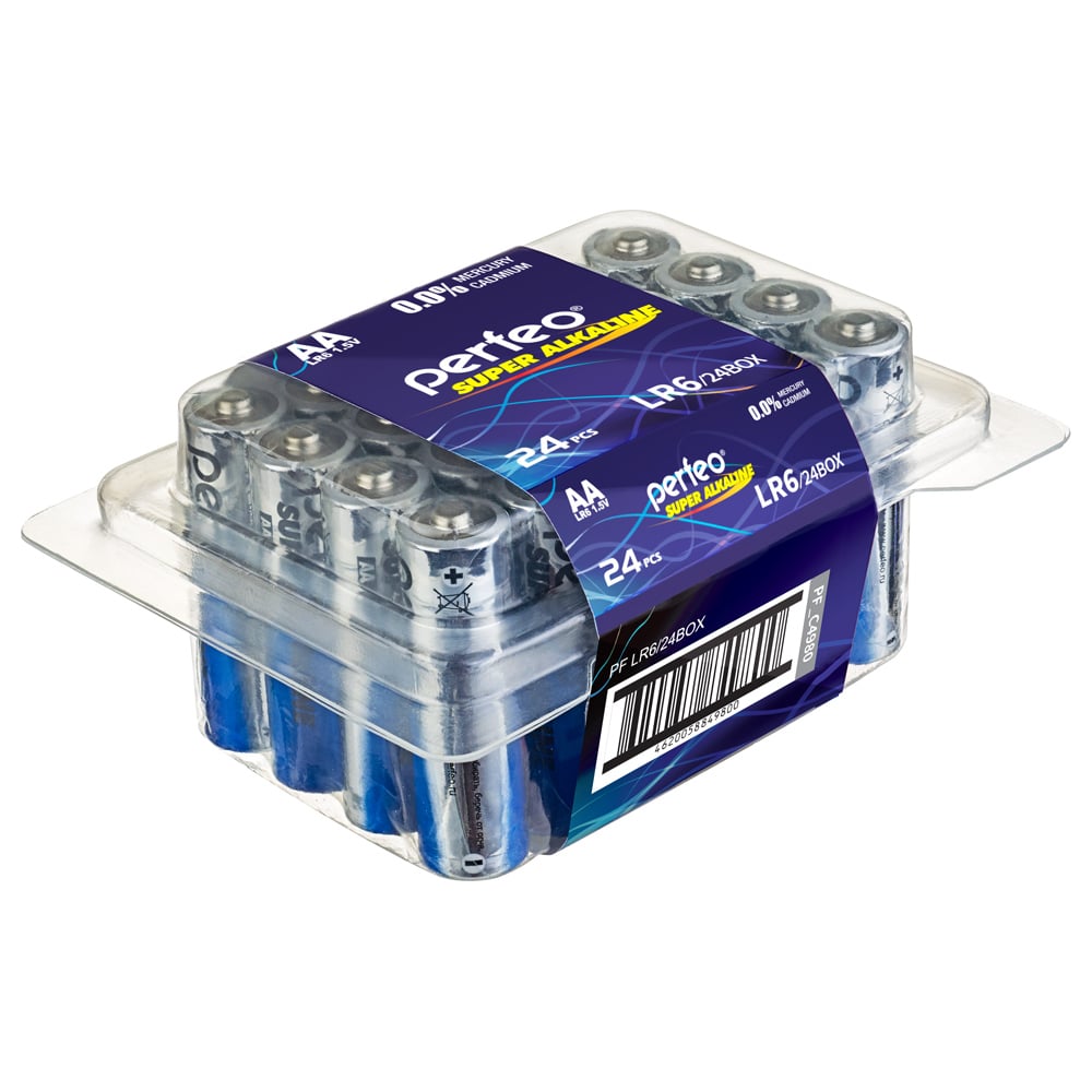 Батарейки Perfeo LR6/24BOX Super Alkaline 30014704 - выгодная цена, отзывы, характеристики, фото ...