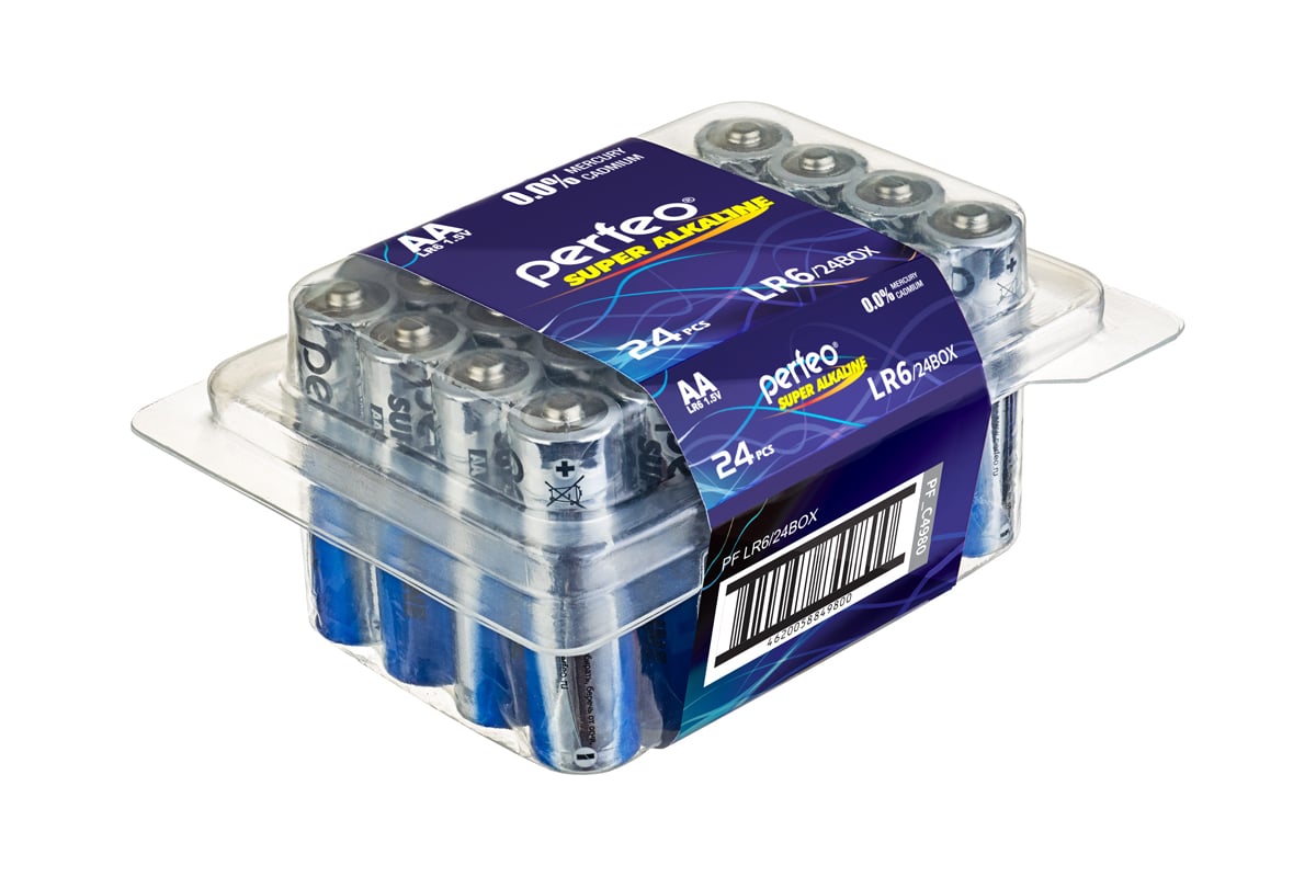 Батарейки Perfeo LR6/24BOX Super Alkaline 30014704 - выгодная цена ...