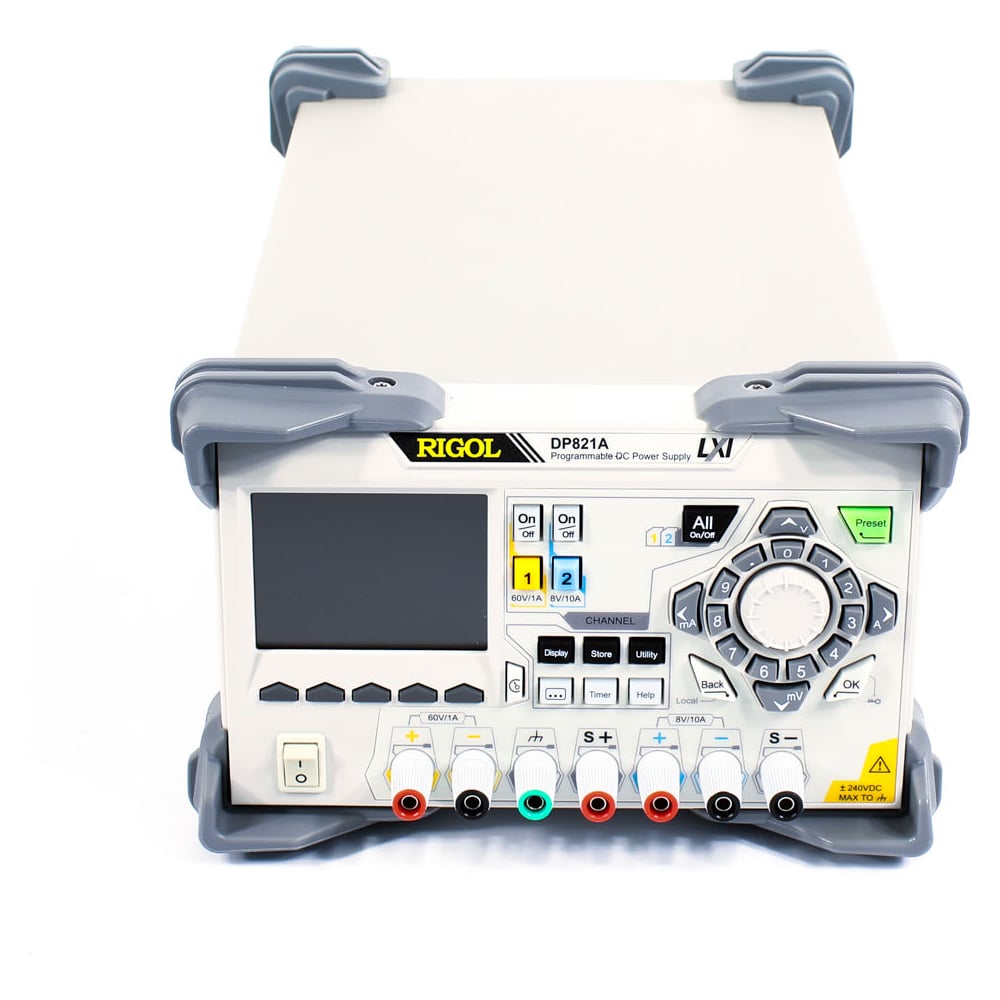 Источник питания Rigol лабораторный, программируемый, линейный, двухканальный DP821A - выгодная ...