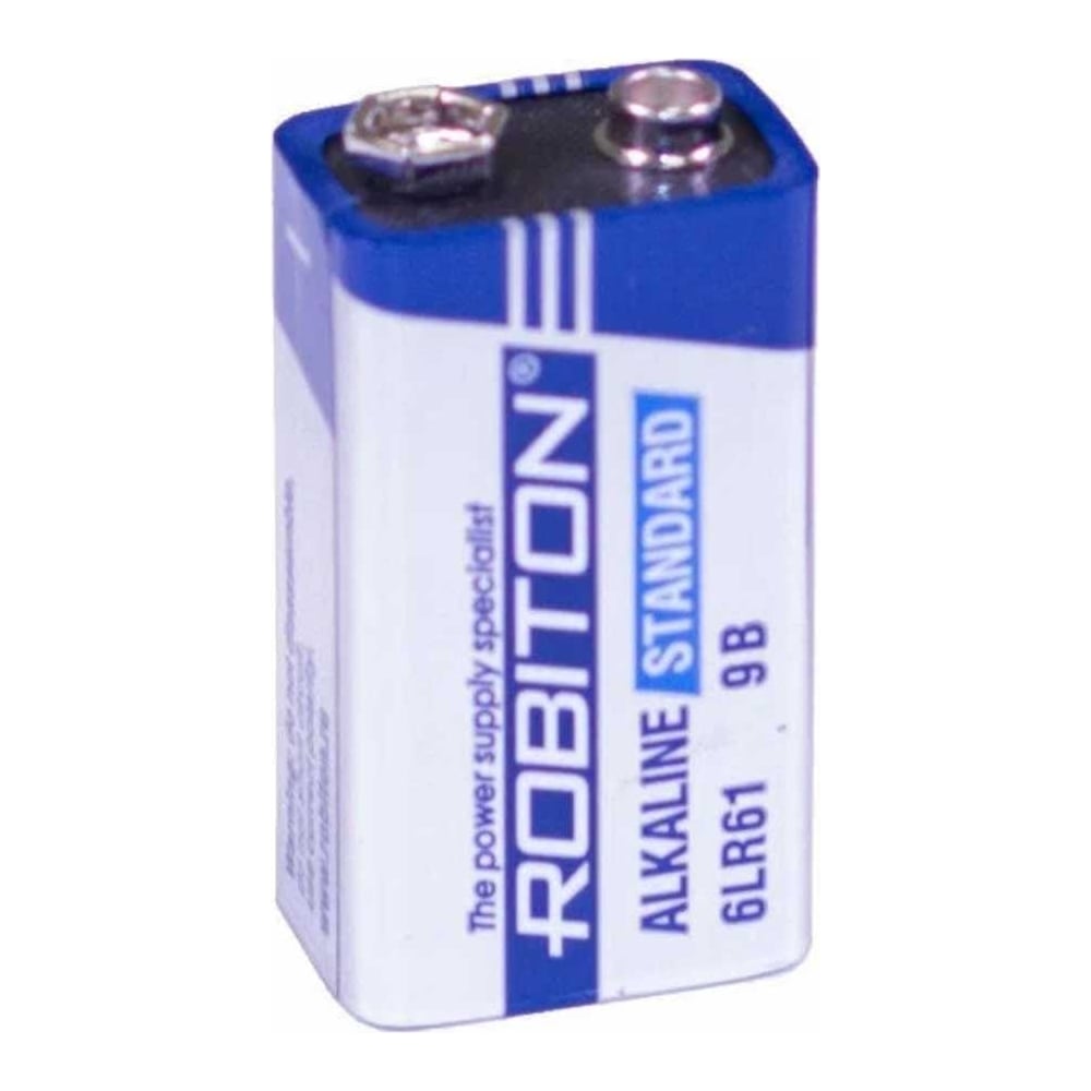 Батарея ROBITON STANDARD 6LR61 9V 12288 - выгодная цена, отзывы ...