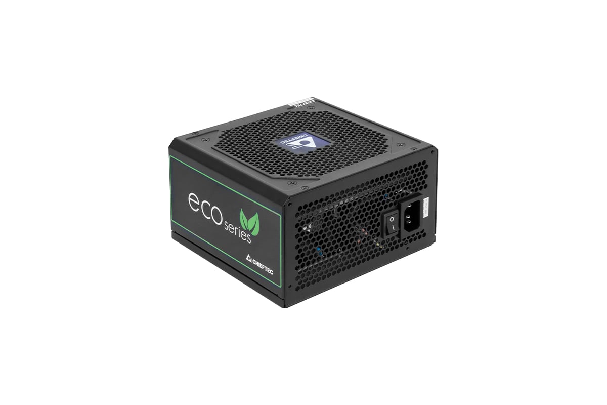 Блок питания Chieftec PSU ECO 600W ATX 2.3 PSU with 12 cm Fan, active PFC, Efficiency 85 GPE ...