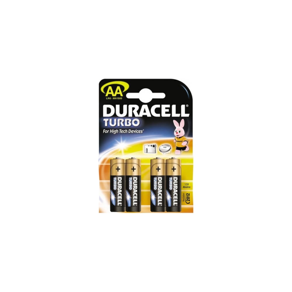 Батарейка Duracell LR6 MN1500 Turbo BL-4, 6096 - выгодная цена, отзывы ...