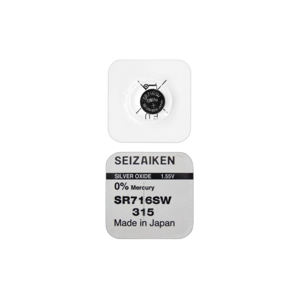 Батарейка SEIZAIKEN 315 (SR716SW) Silver Oxide 1.55V 27400315 ...