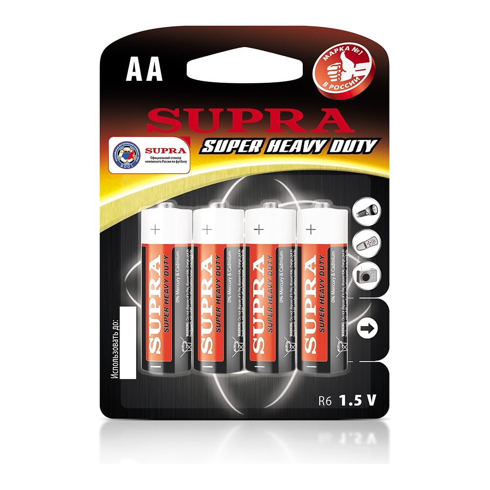 Батарейка Supra R6P-BP4 - выгодная цена, отзывы, характеристики, фото ...