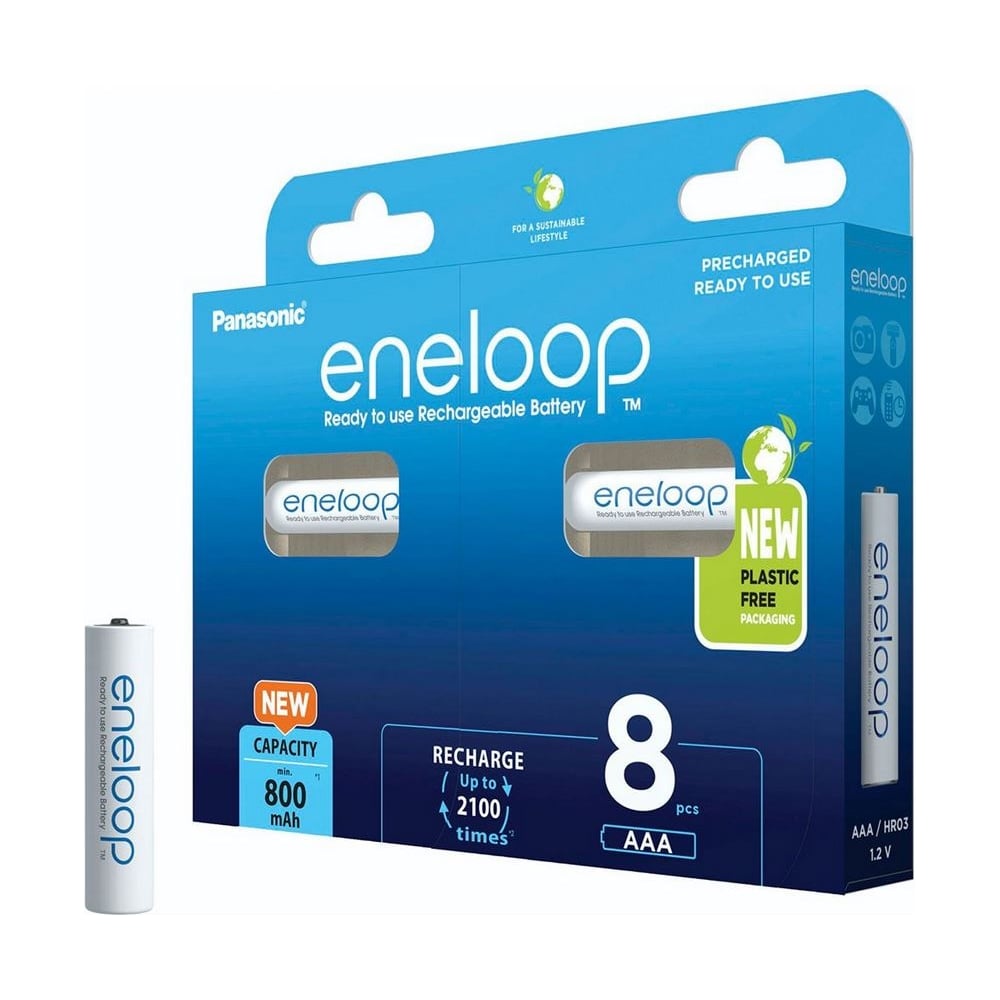 Аккумулятор Panasonic Eneloop Bk 4mcde 8be 800mah Aaa R03 Bl8 УТ