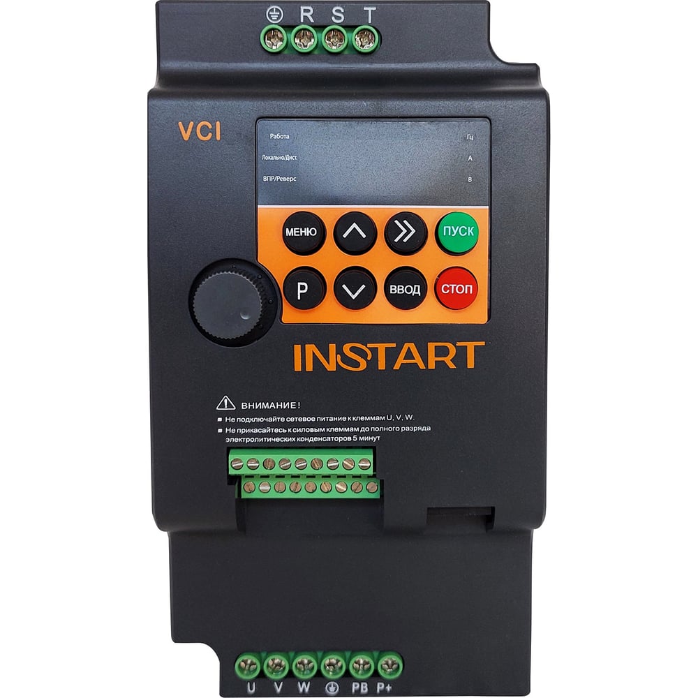 Преобразователь частоты INSTART vci-g4.0-4b 4 квт, 9.0a, 3ф, 380в, 50гц/60гц, ip20 00110900 ...