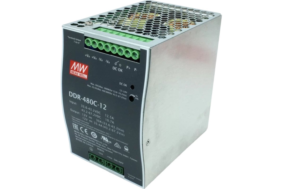 Преобразователь Mean Well DC-DC DDR-480C-12 Т03620966 - выгодная цена ...