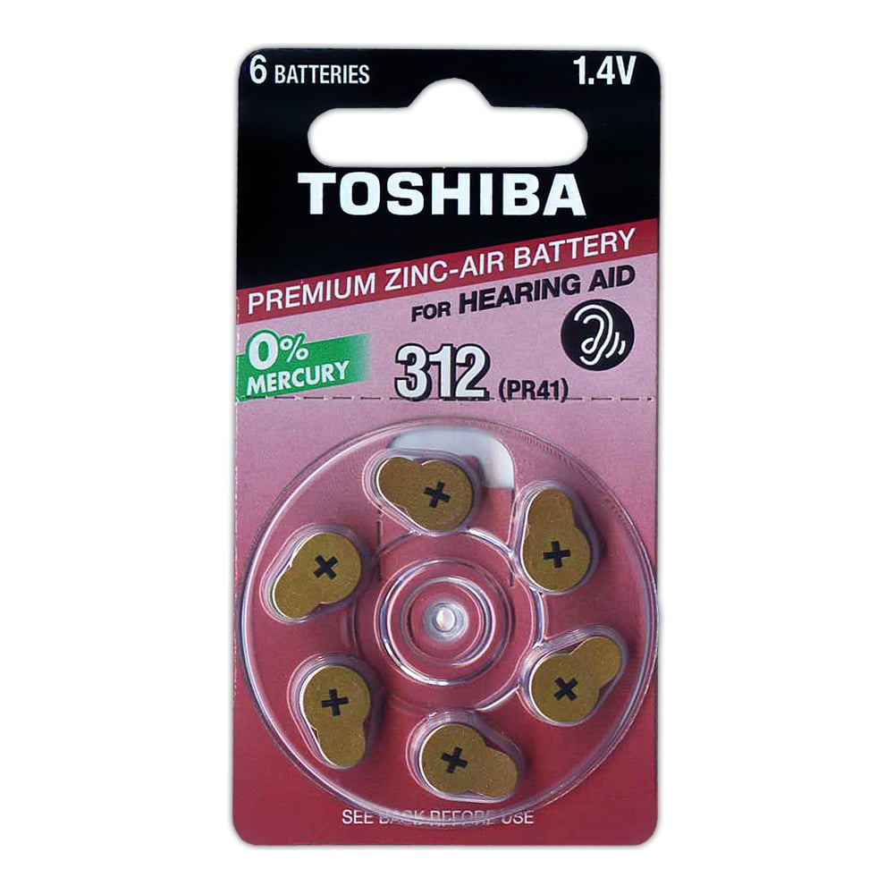 Слуховой элемент питания Toshiba A312 (PR41) 6/card 941 - выгодная цена, отзывы, характеристики ...