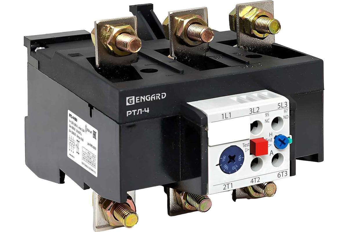Тепловое реле Engard ртл-4 150-180a RTL-4-180 - выгодная цена, отзывы, характеристики, фото ...