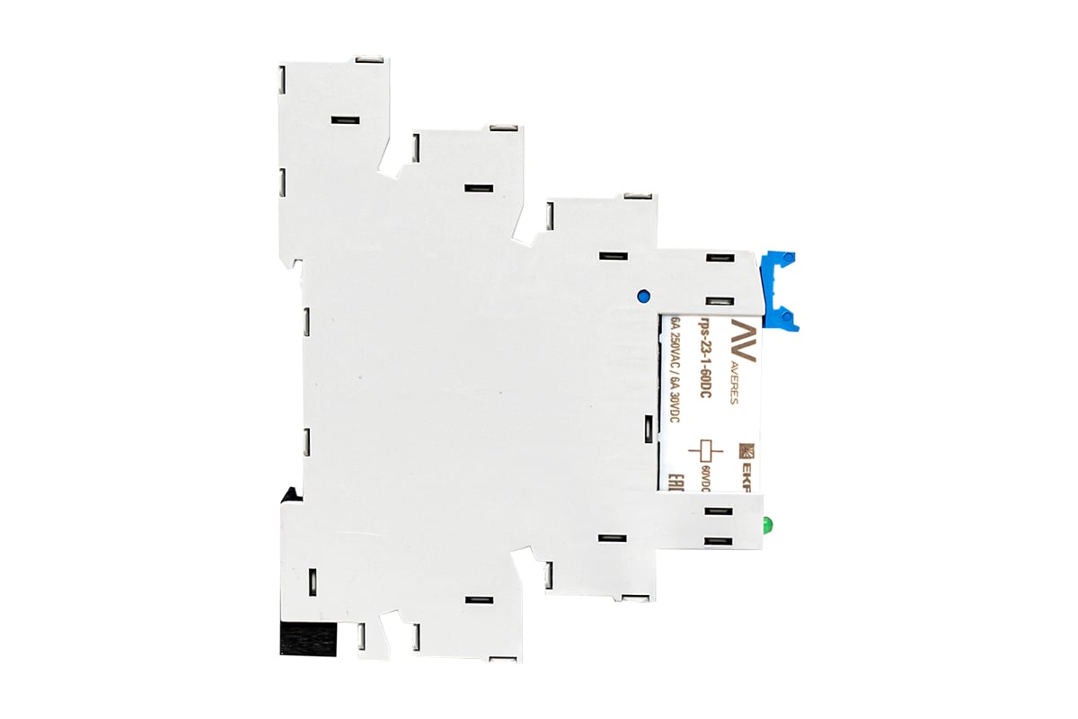 Промежуточное реле EKF с розеткой в сборе РП slim 23/1 6A 230В AC rps ...