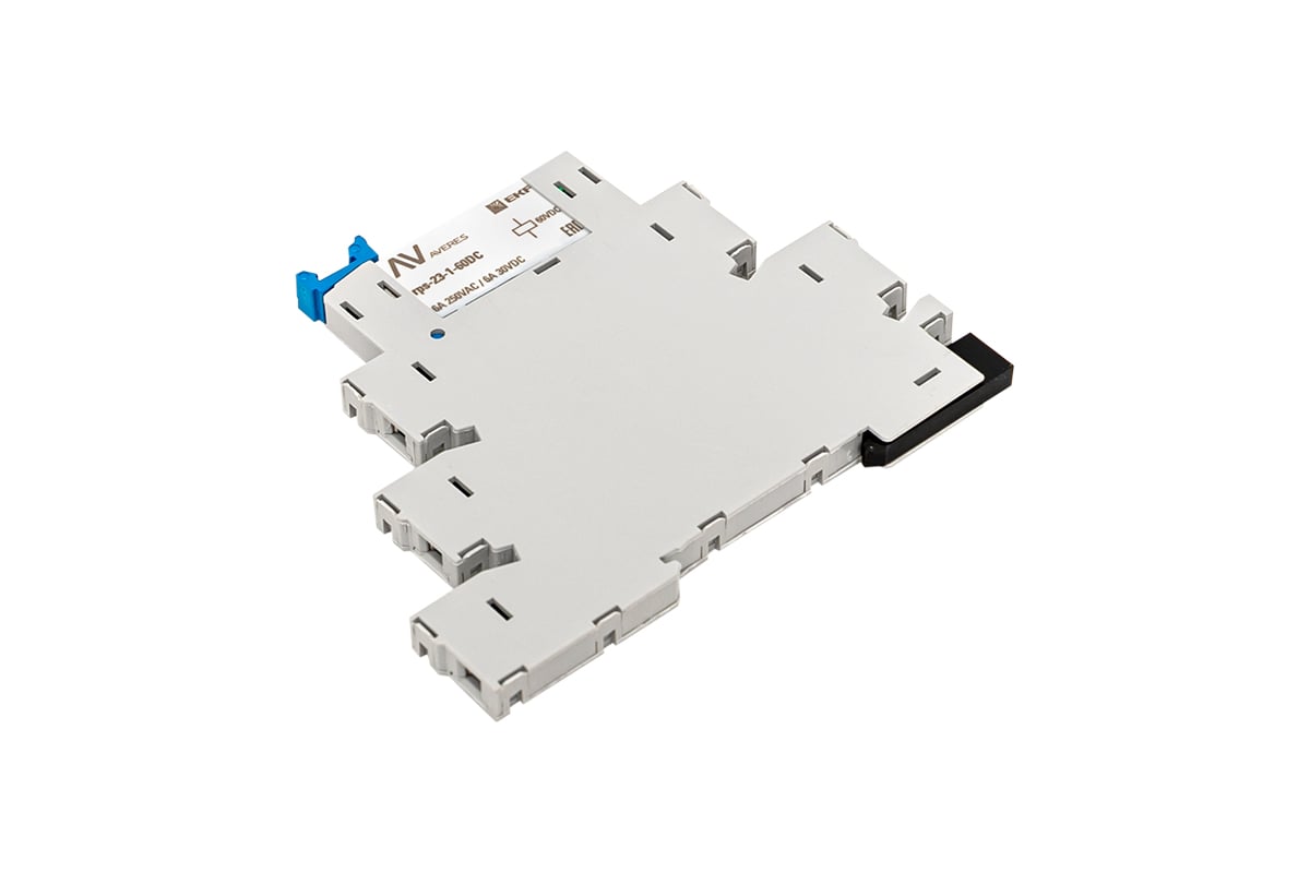 Промежуточное реле EKF с розеткой в сборе РП slim 23/1 6A 230В AC rps ...