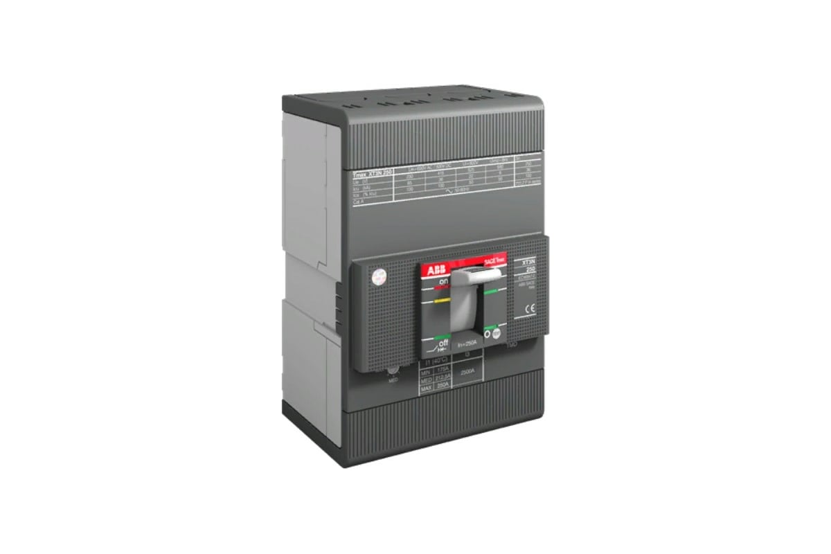 Автоматический трехполюсный выключатель ABB XT2N 160 TMA 125-1250 F F 1SDA067019R1 - выгодная ...