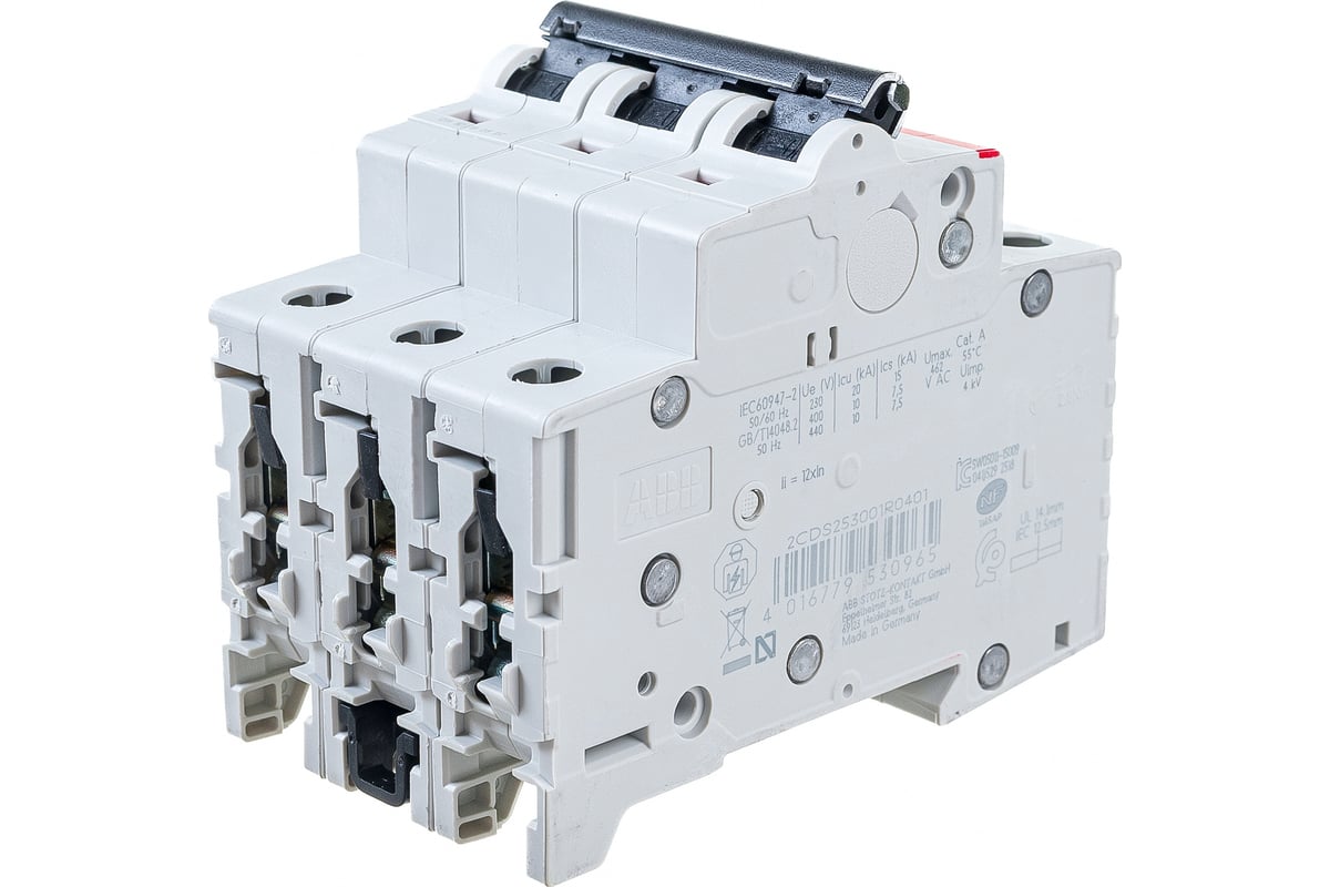 Автоматический выключатель ABB 3-полюсной S203 D40 2CDS253001R0401 - выгодная цена, отзывы ...