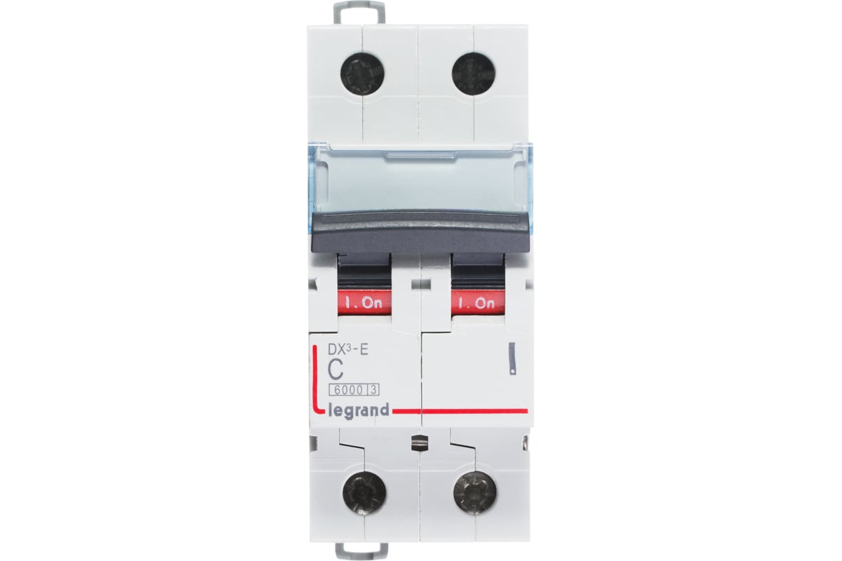 Автоматический выключатель Legrand DX3-E C20 2П 6000/6kA 407278 ...