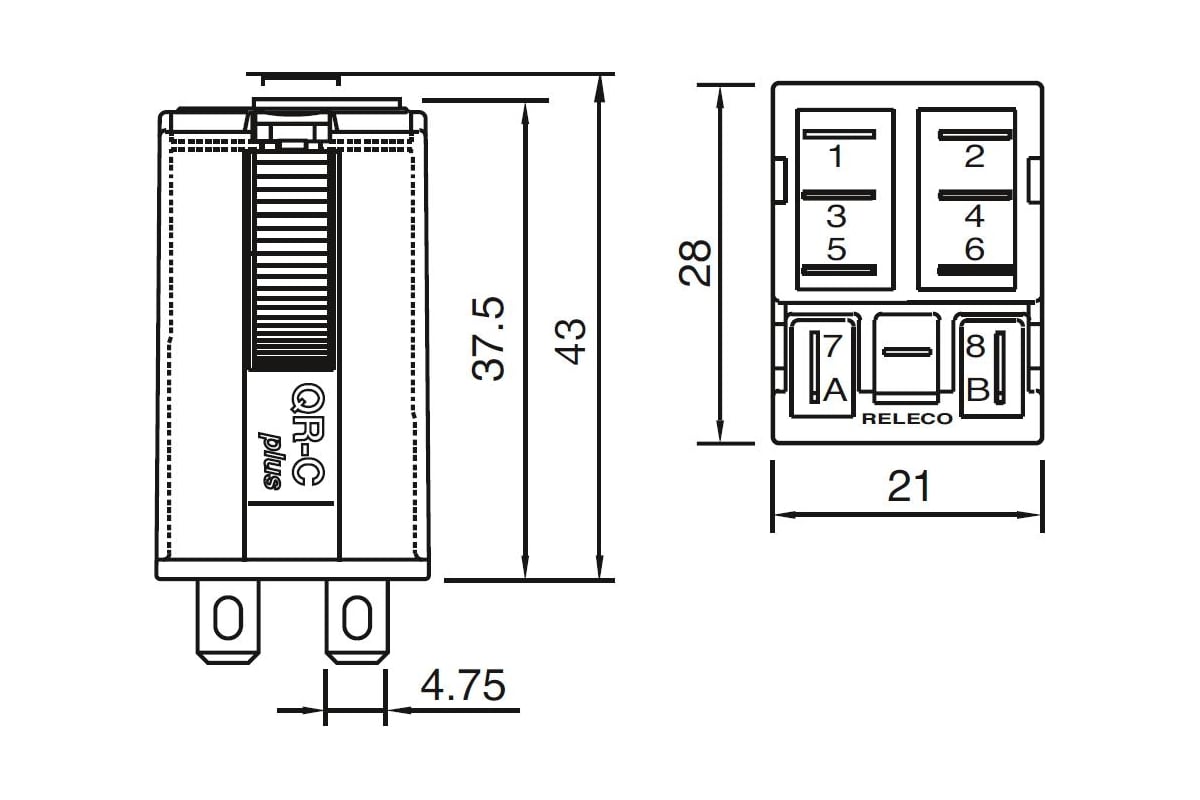 Промежуточное реле ComatReleco C7-A20BX/UC24V PN84918 - выгодная цена ...
