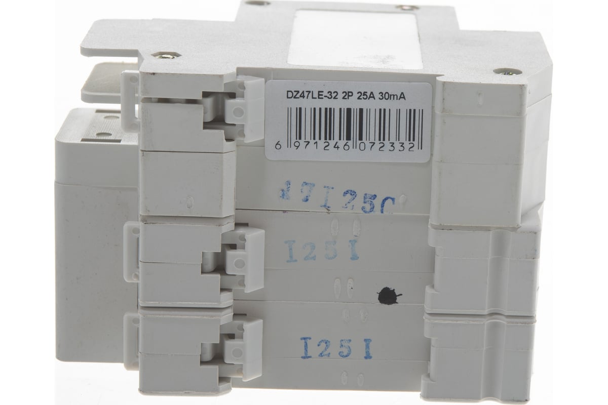 Дифференциальный автоматический выключатель ANDELI DZ47LE-32 2P 25A 30mA тип AC тип С ADL02-004 ...