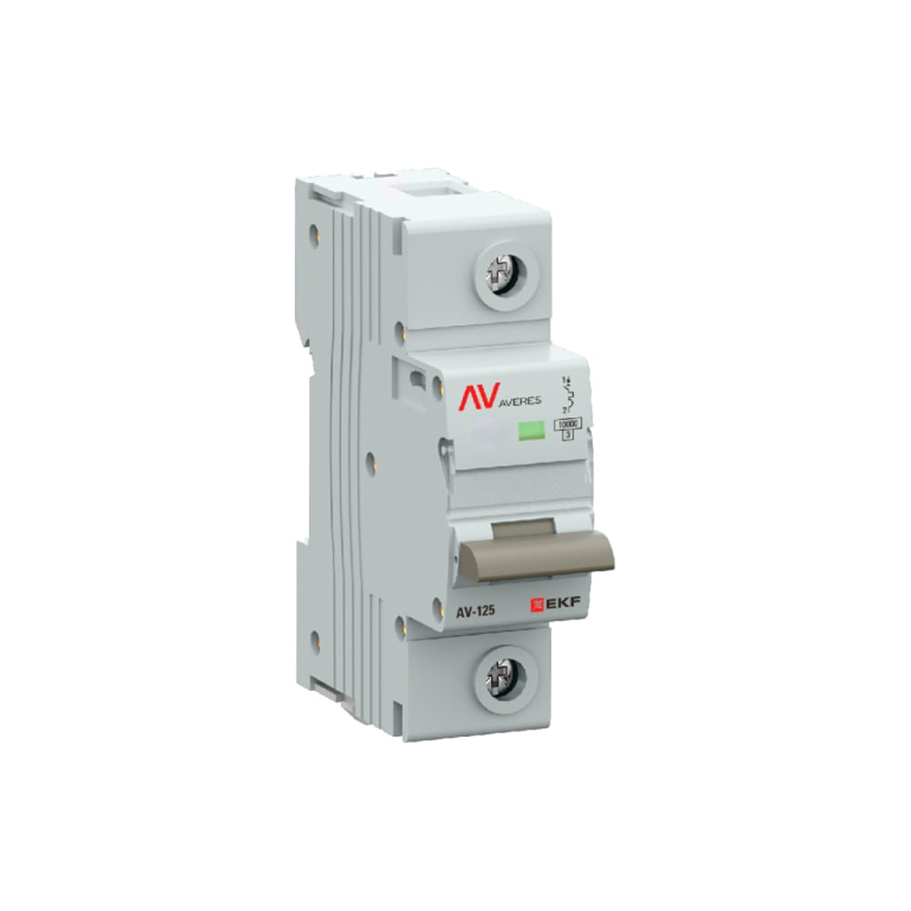Автоматический выключатель EKF AV-125 1P 125A (D) 10kA AVERES mcb125-1-125D-av - выгодная цена ...